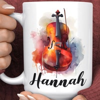 Violin Mug, Violin, Violin Teacher Gift, Violinist Gift, Gifts for ...