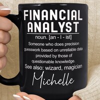 Personalized Financial Planner Gift, Financial Planner Mug, Custom ...