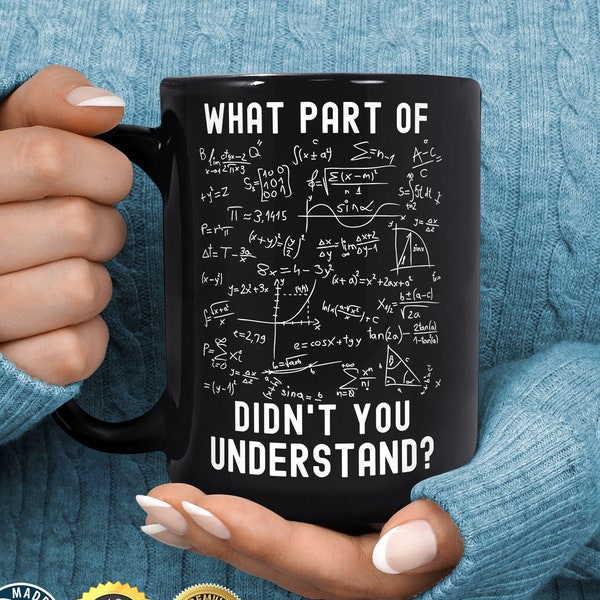 Math Mug - Etsy