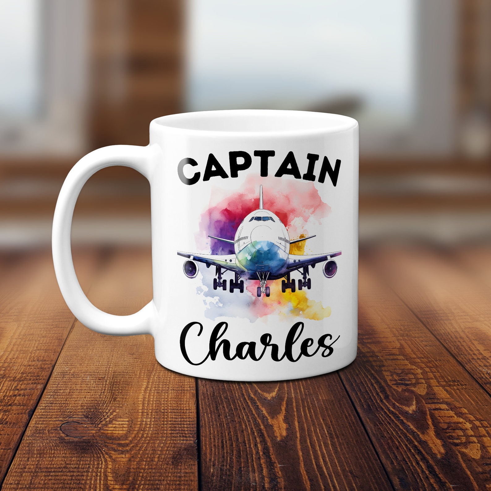 Pilot Mug - Personalized Pilot Gift - Custom Captain Mug - Pilot Coffee ...