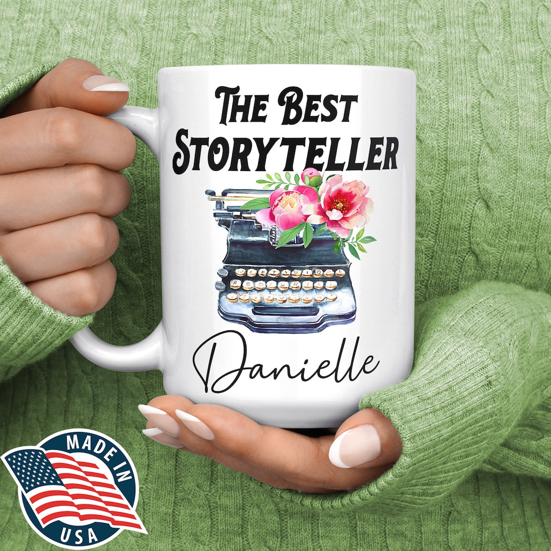 Writer Mug - Storyteller Mug - Personalised Gifts for Writers - Author ...