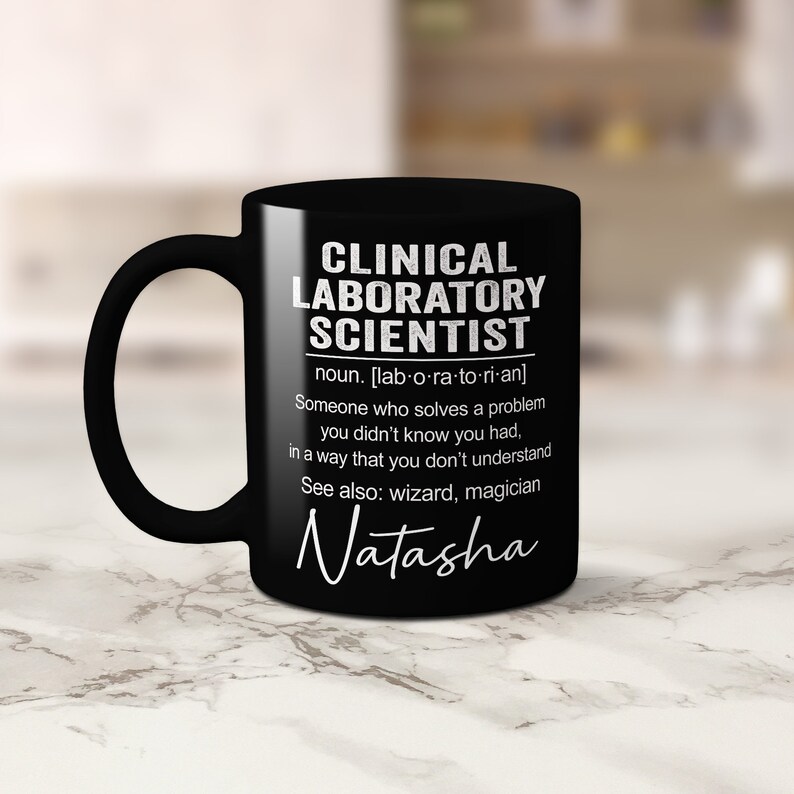 Clinical Laboratory Scientist Mug - Personalised CLS Gift - Gift for ...