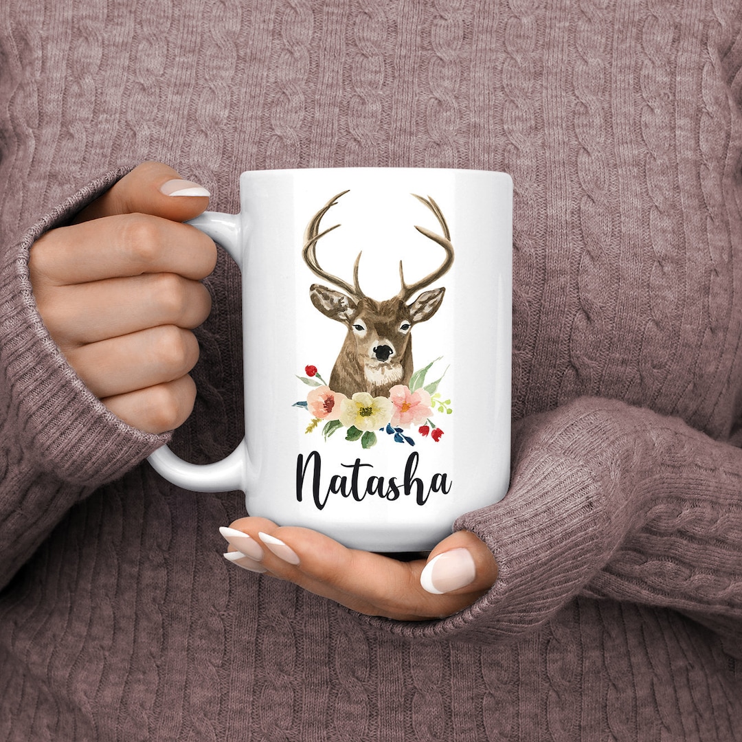Deer Mug - Deer Gifts - Deer Coffee Mug - Deer Cup - Fawn Mug ...