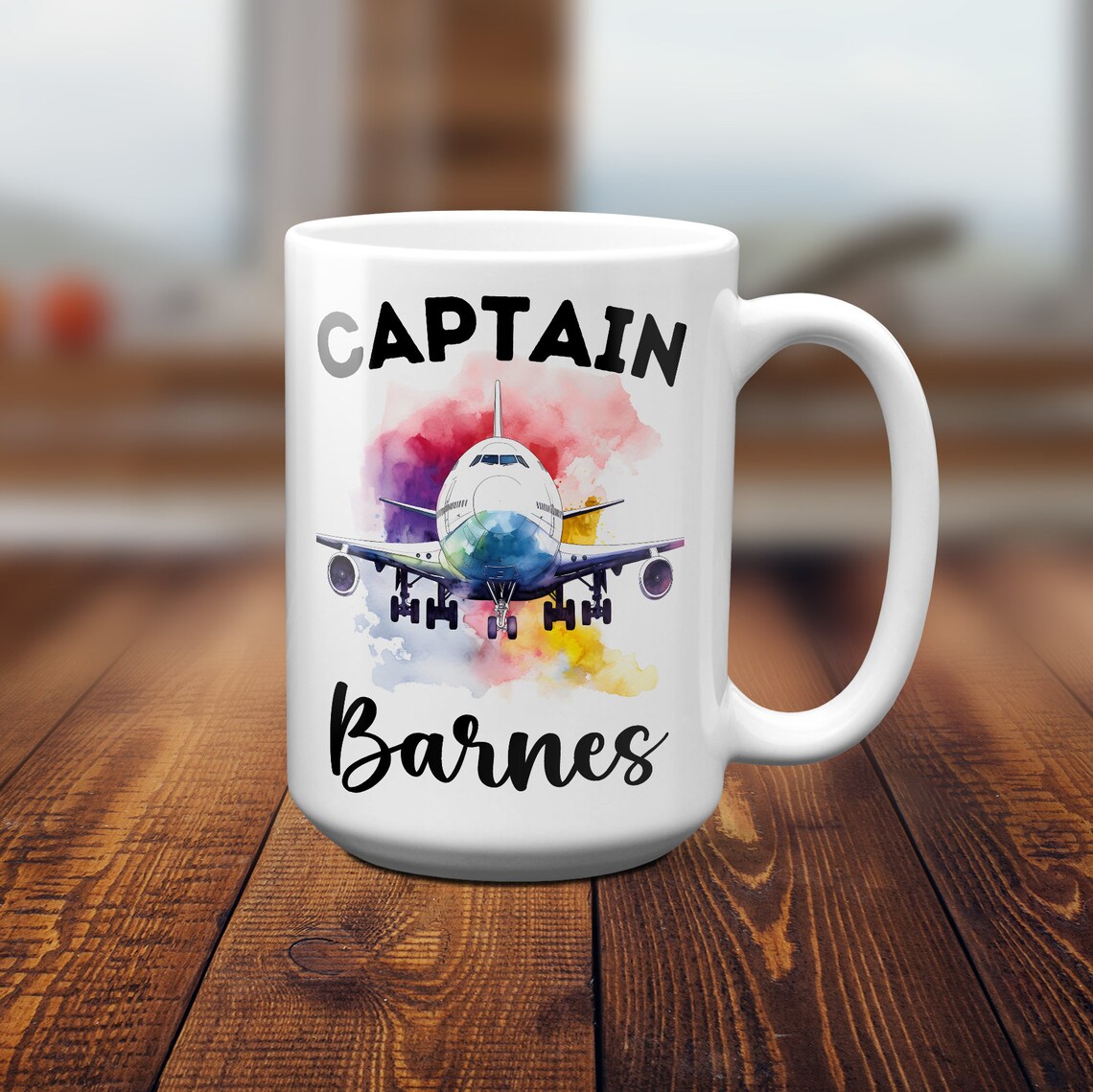 Pilot Mug - Personalized Pilot Gift - Custom Captain Mug - Pilot Coffee ...