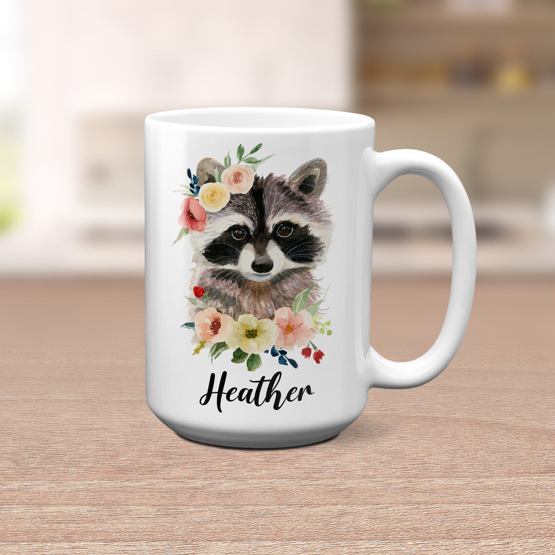 Raccoon Mug Personalized Raccoon Mug Raccoon Gifts for | Etsy