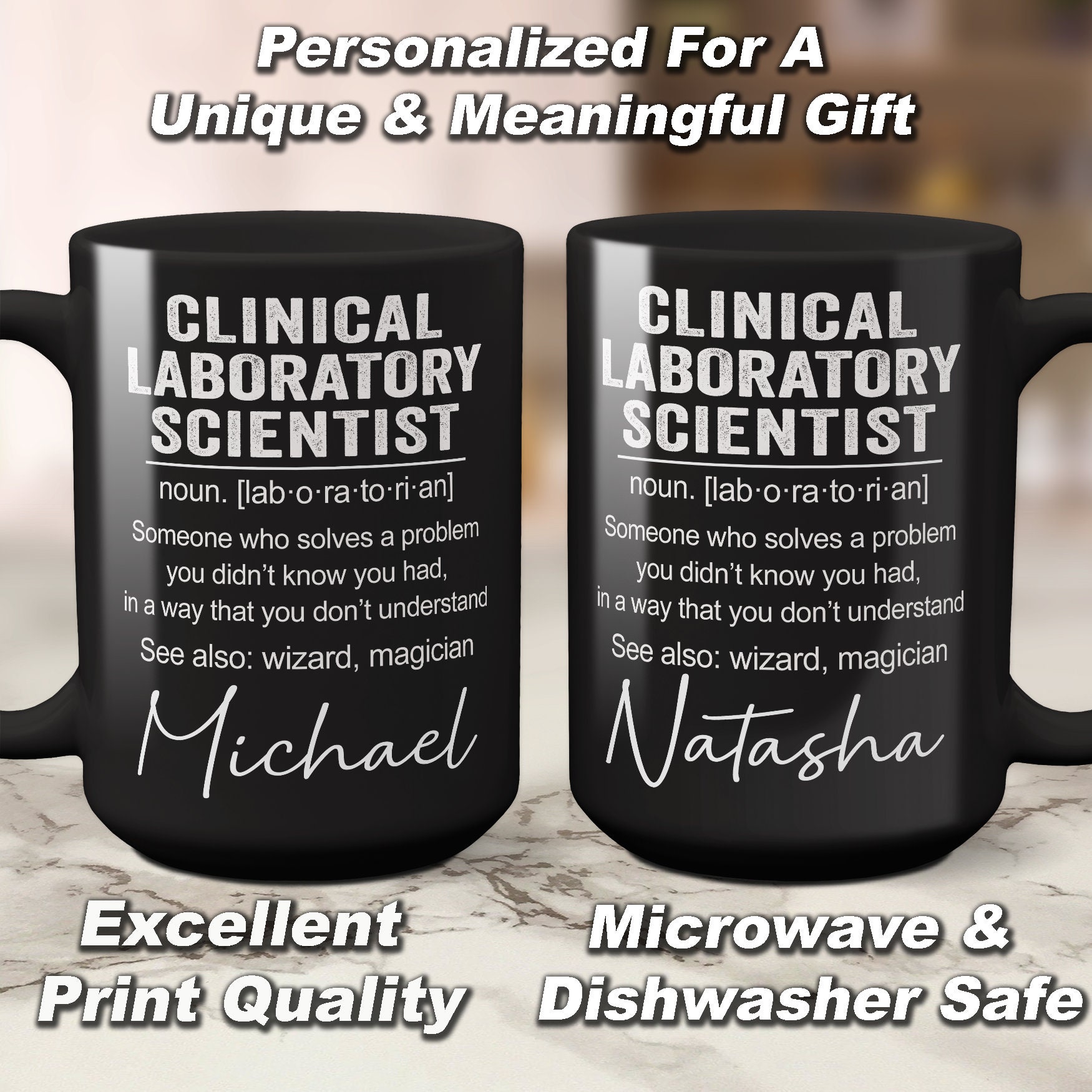 Clinical Laboratory Scientist Mug - Personalised CLS Gift - Gift for ...