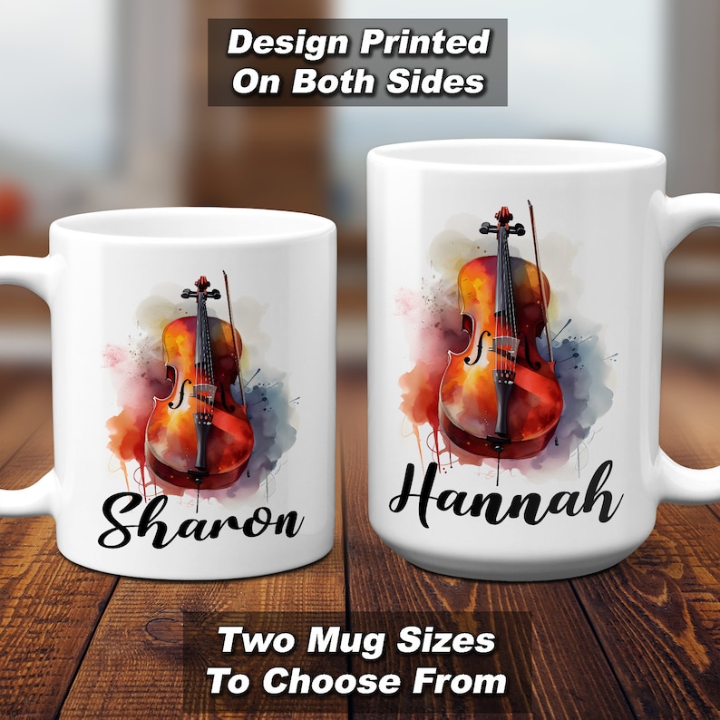 Cello Mug - Cello Gifts - Cello Coffee Mug - Mug for Musician ...