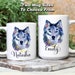 Wolf Mug - Personalised Wolf Gift - Wolf Coffee Cup - Wolfdog Mug ...