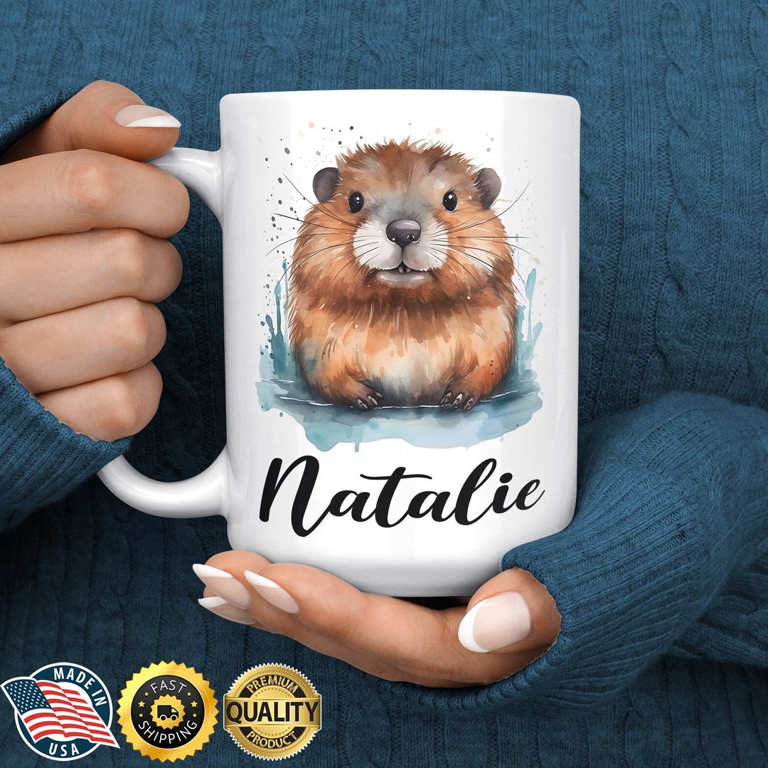 Beaver Mug - Personalised Beaver Gift - Beaver Lover Gift - Beaver ...