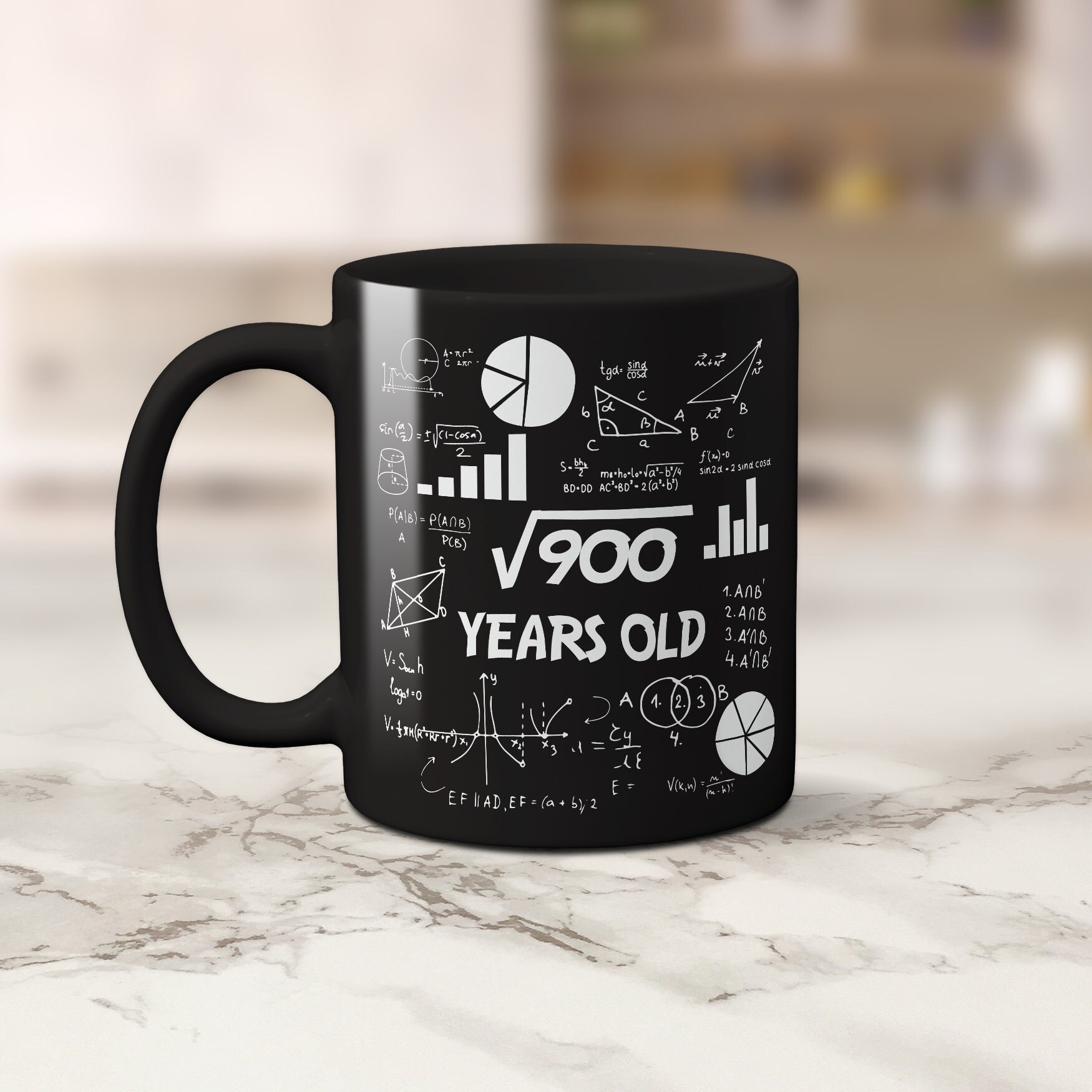 30th Birthday Gift Love Math Square Root 900 Mug Lockdown | Etsy