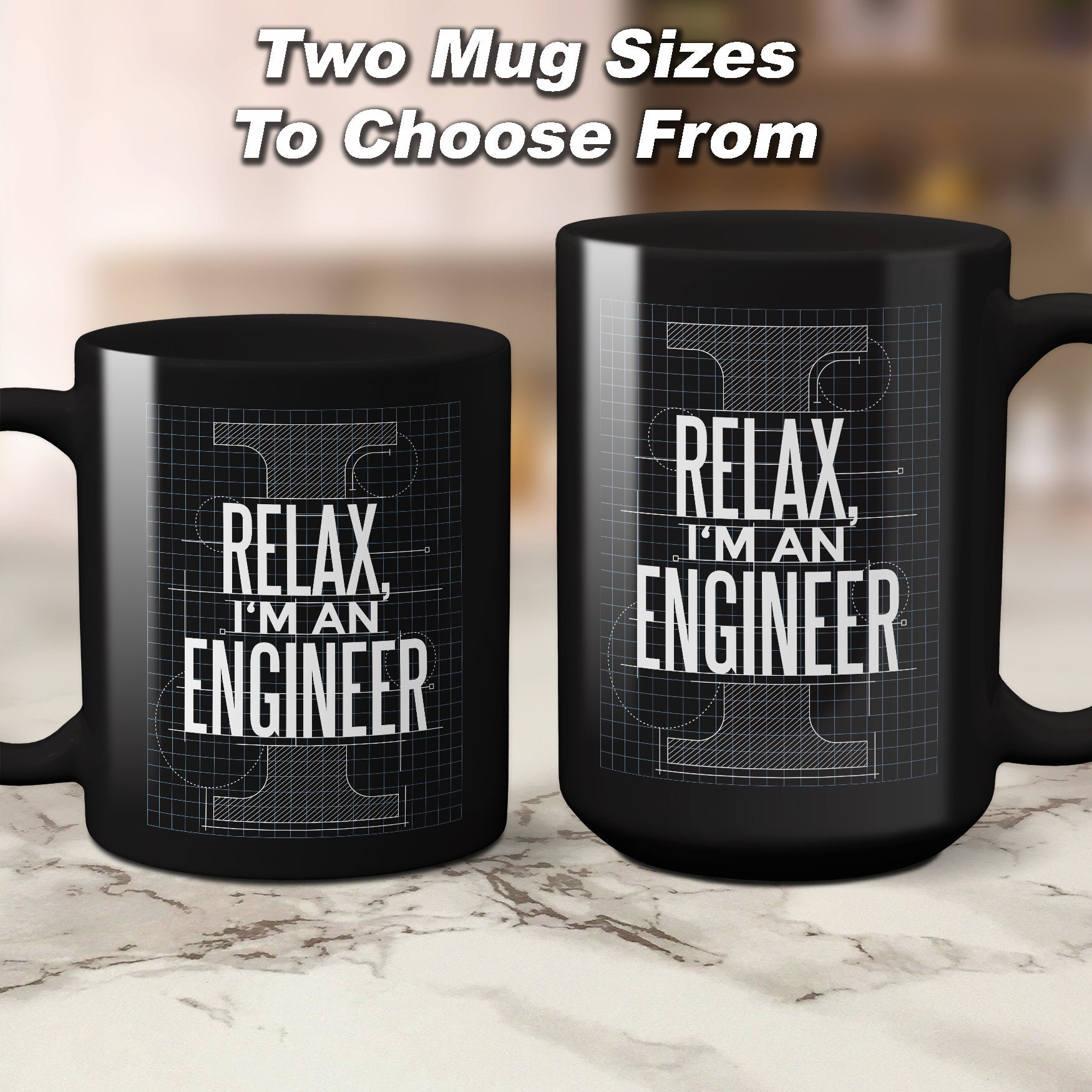 Engineer Black Mug Engineer Gift Civil Engineer Gift - Etsy UK