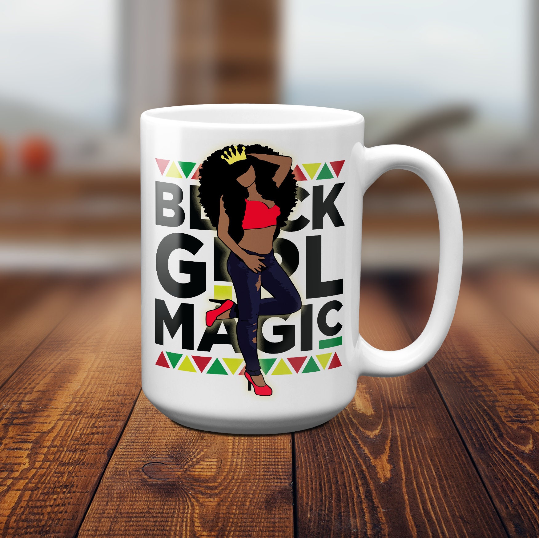 Black Girl Magic Mug Black Women Mug Black Girl Birthday - Etsy