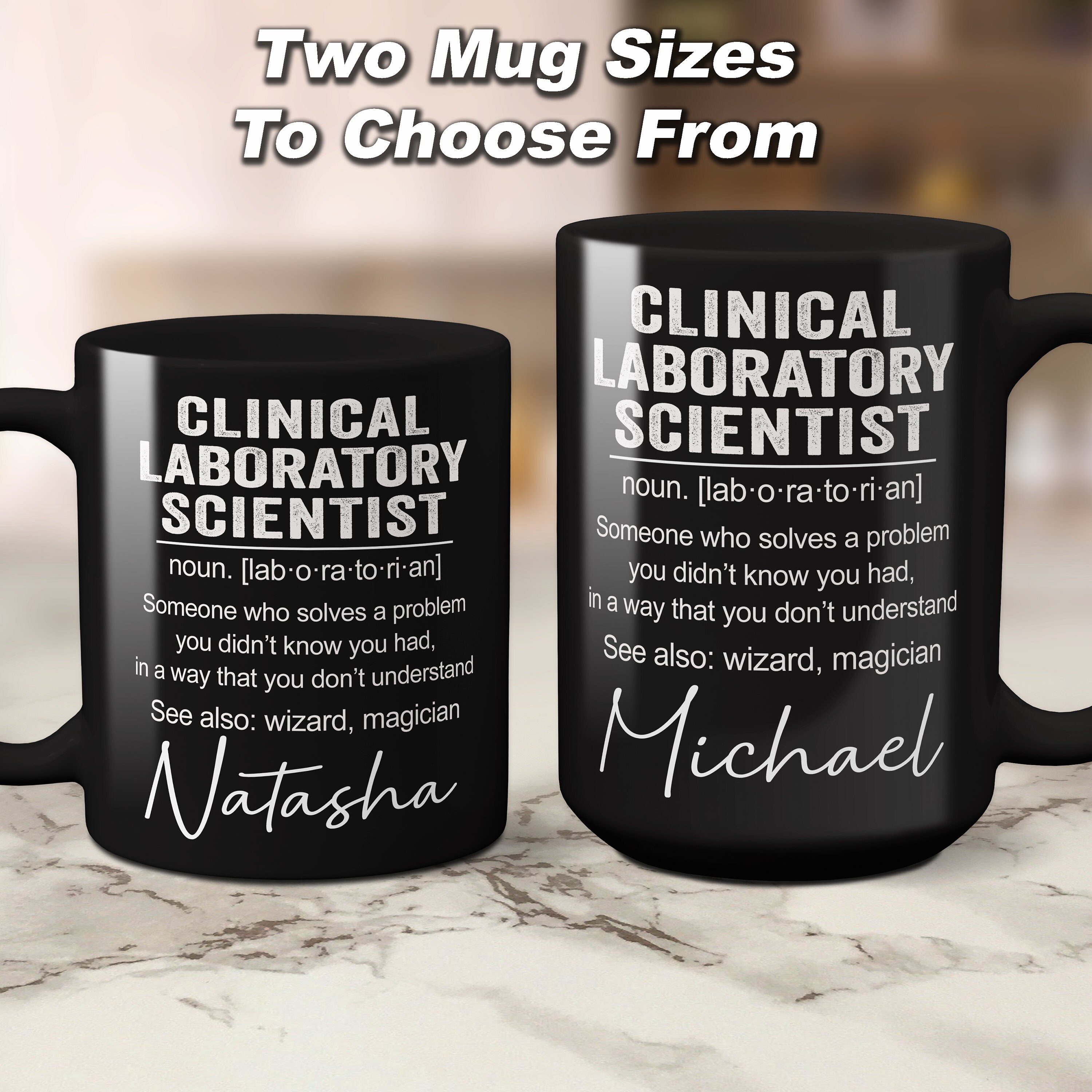Clinical Laboratory Scientist Mug - Personalised CLS Gift - Gift for ...