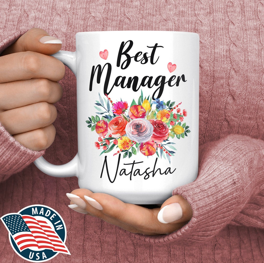 Manager Mug - Personalised Manager Coffee Cup - Manager Gifts for Women ...