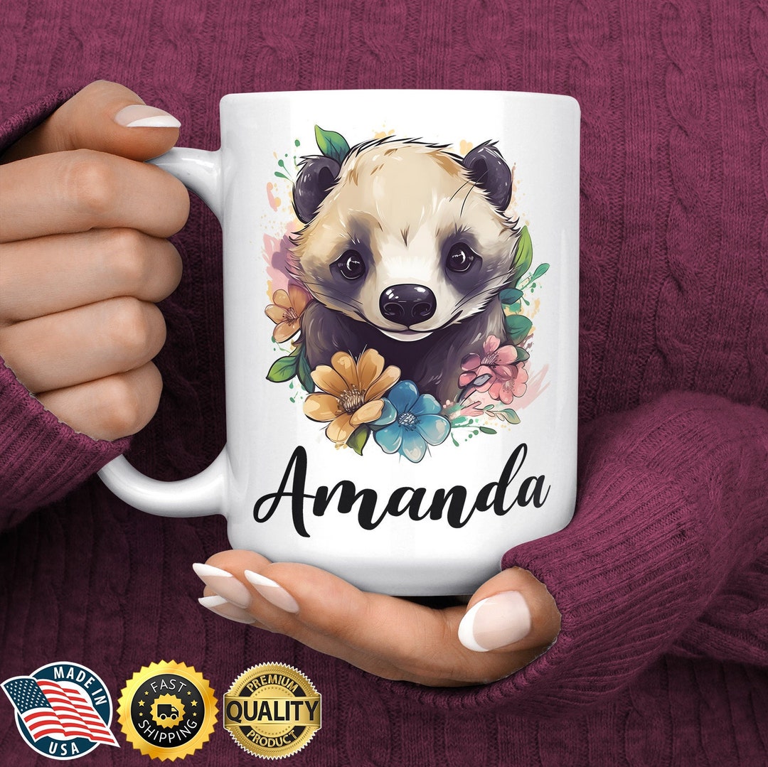 Honey Badger Mug - Personalized Honey Badger Gift - Honey Badger Coffee ...