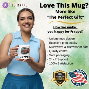 Firefighter Mug - Fire Truck - Fire Gift - Firefighter Gift - Fire ...