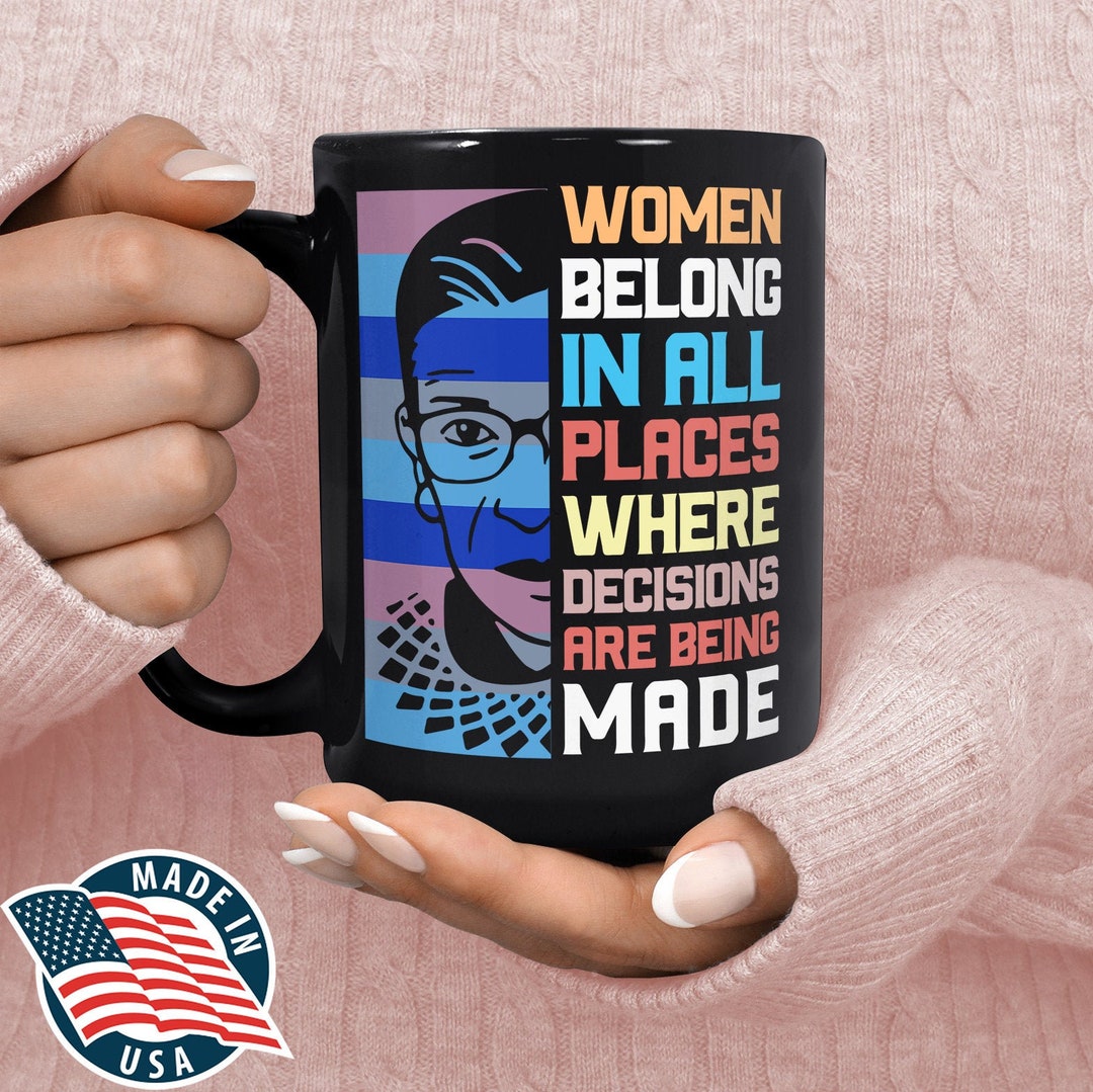 Ruth Bader Ginsburg Mug - Notorious Rbg Mug - RBG Quote Mug - Feminist ...