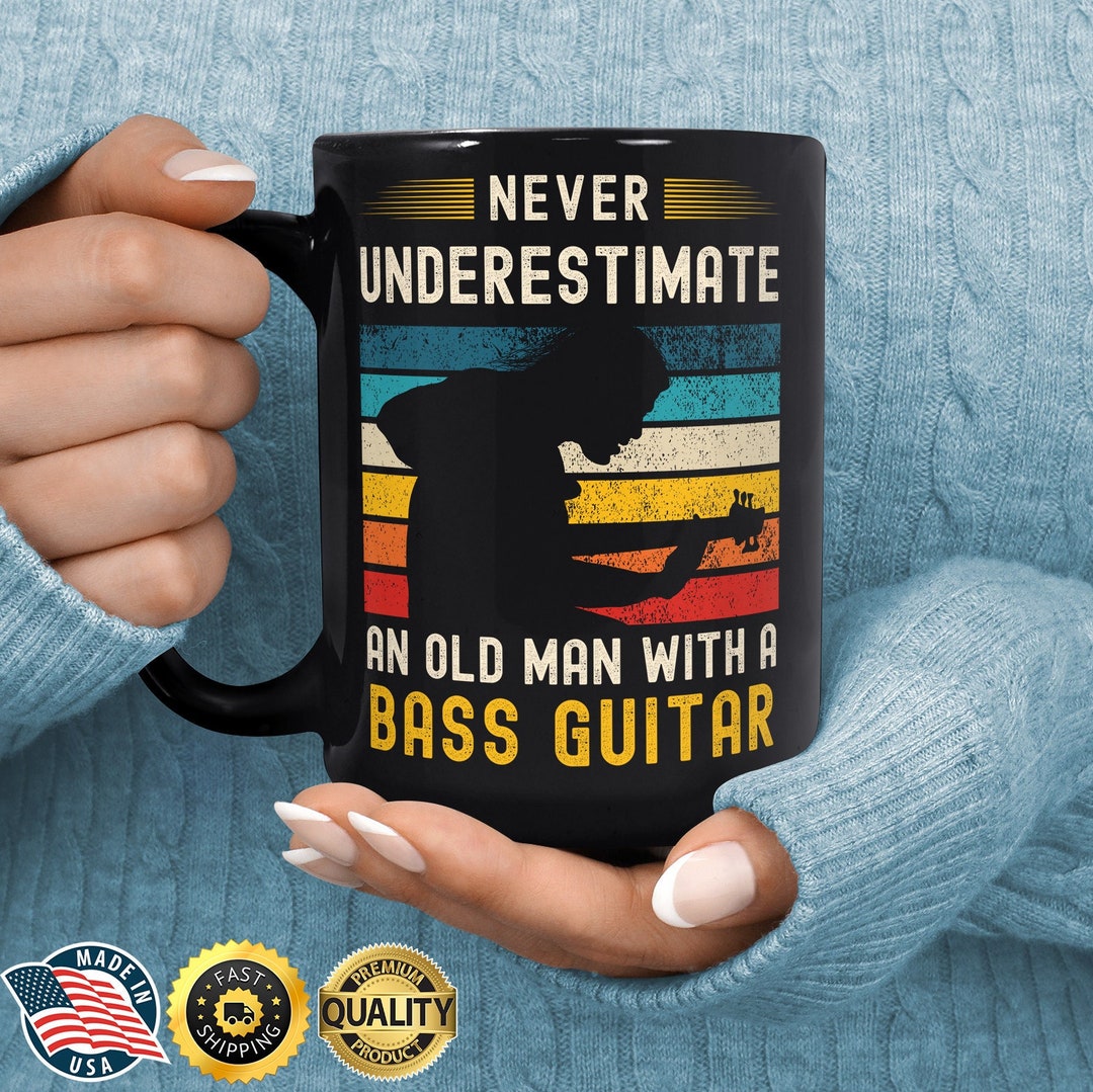 Bass Guitar Mug - Bass Player Coffee Mug - Guitar Teacher Gift - Gift ...
