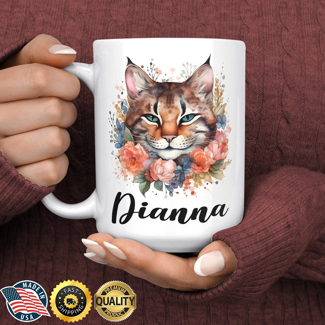 Bobcat Mug - Bobcat Gifts for Her - Bobcat Coffee Mug - Bobcat Lover ...