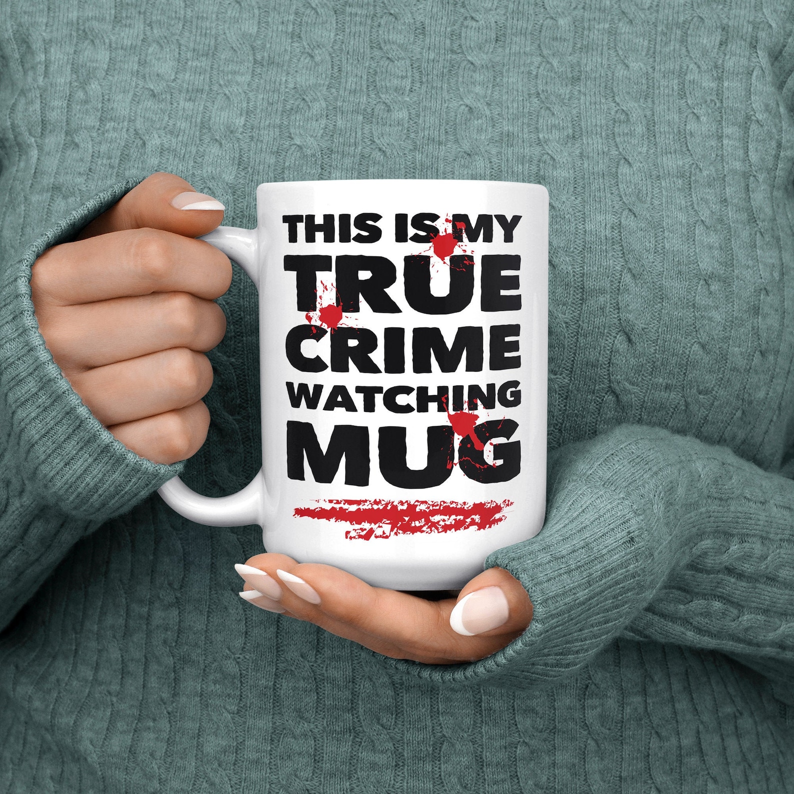 True Crime Mug True Crime Gift Crime TV Mug Crime TV | Etsy