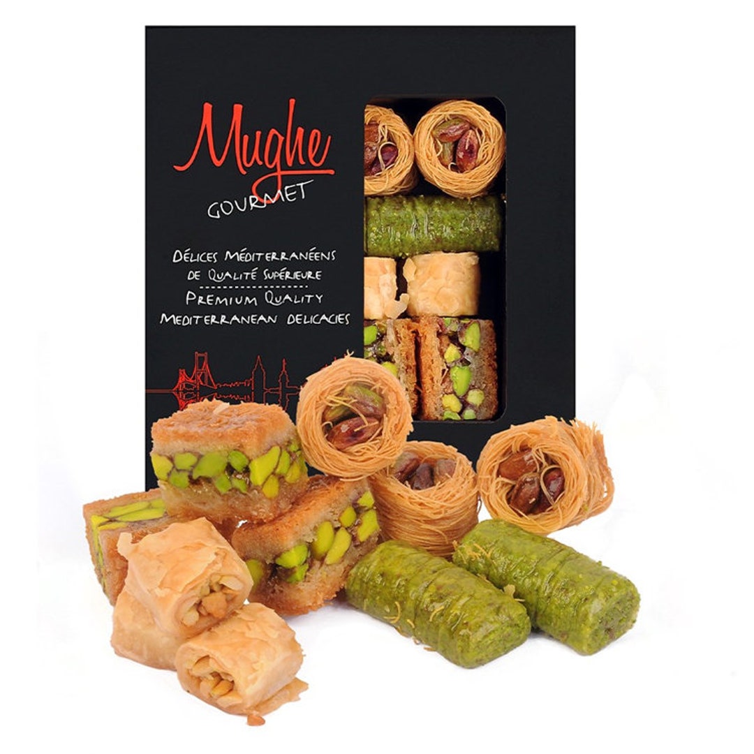 Luxury Baklava Assortment Pistachio Dessert Sweet, Xsmall Pastry Gift ...