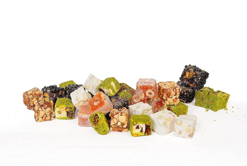Luxury Turkish Delight Gift Box: Chocolate Pistachio Candy Assortment ...