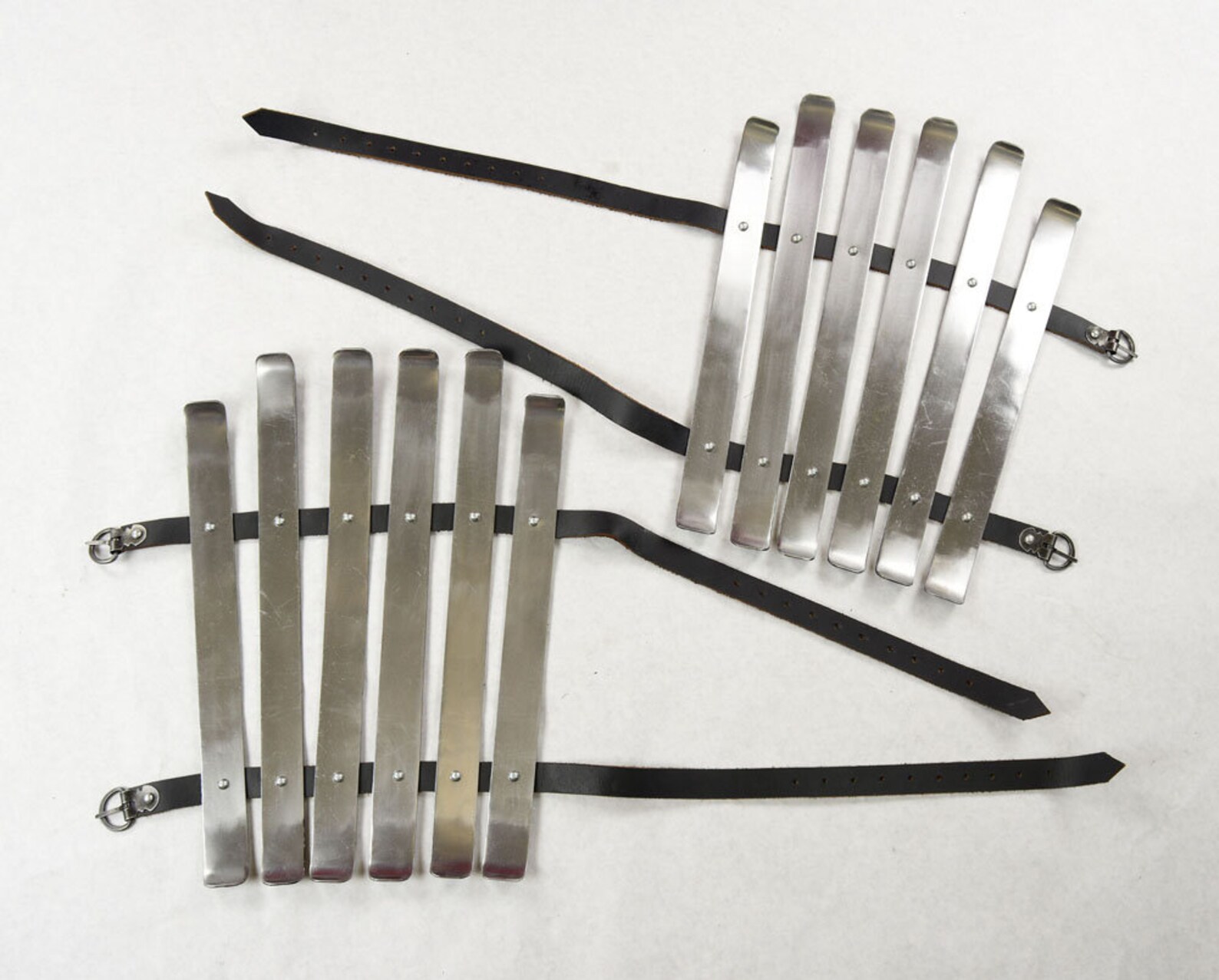 Splint Armor Splinted Greaves Splinted Bracers 16 Gauge - Etsy