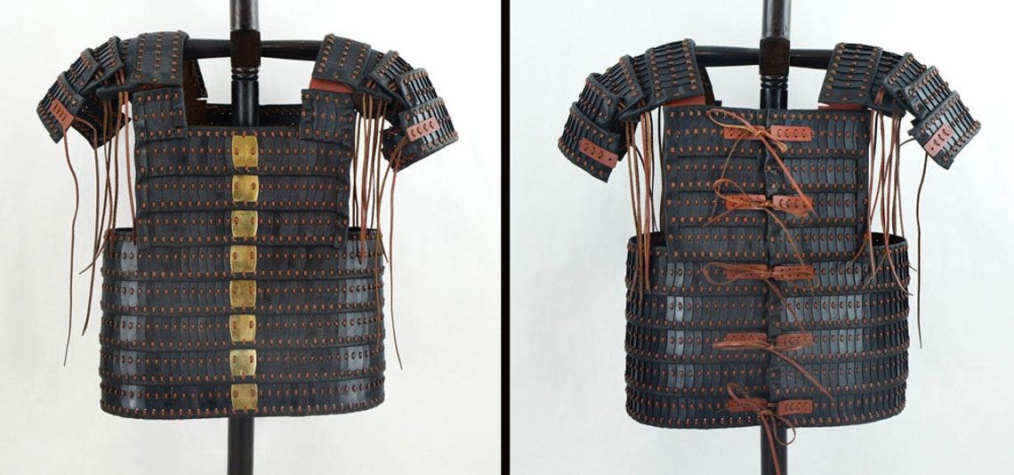 Lamellar Armor Blackened Steel Lamellar Armor - Etsy