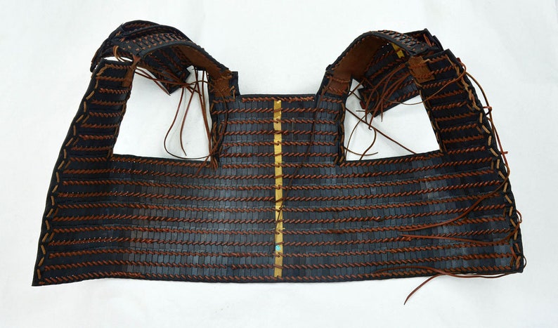 Lamellar Armor Blackened Steel Lamellar Armor - Etsy