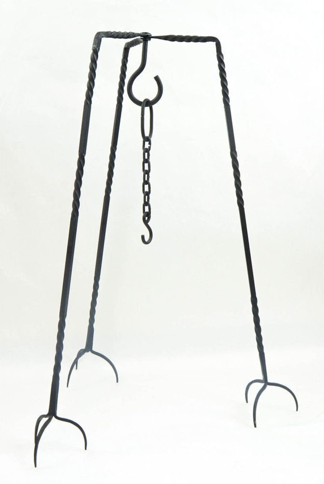 Iron Cooking Tripod With Chain - Etsy
