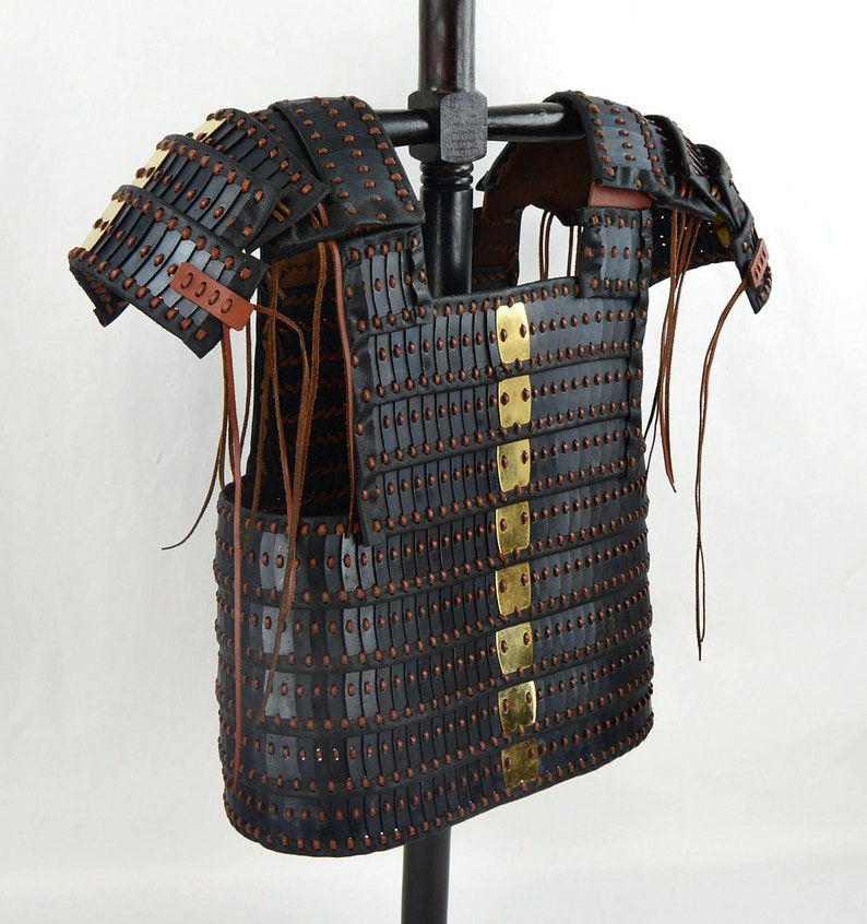 Lamellar Armor Blackened Steel Lamellar Armor - Etsy