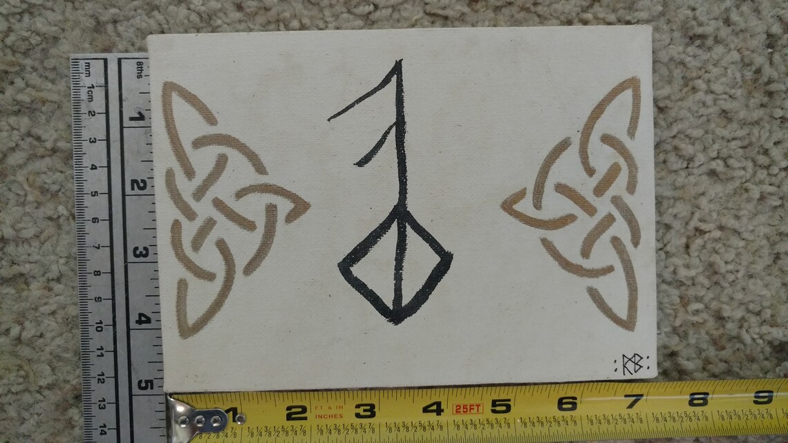 Love Rune, Rune Art, Nordic Love Rune - Etsy