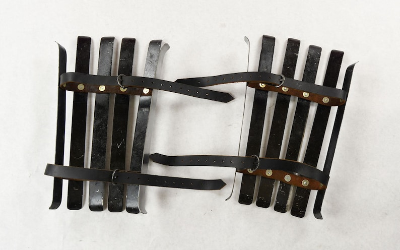 Splint Armor Splinted Greaves Splinted Bracers 16 Gauge - Etsy