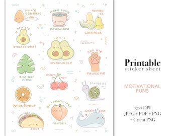 Printable Stickers Cricut - Etsy