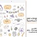 Halloween Digital Planner Stickers, Goodnotes Precropped Commercial Use ...