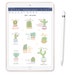 Motivational Cactus Digital Planner Stickers, Cactus Quotes Goodnotes ...