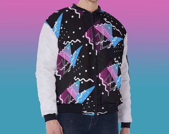 Synthwave Jacket | Etsy