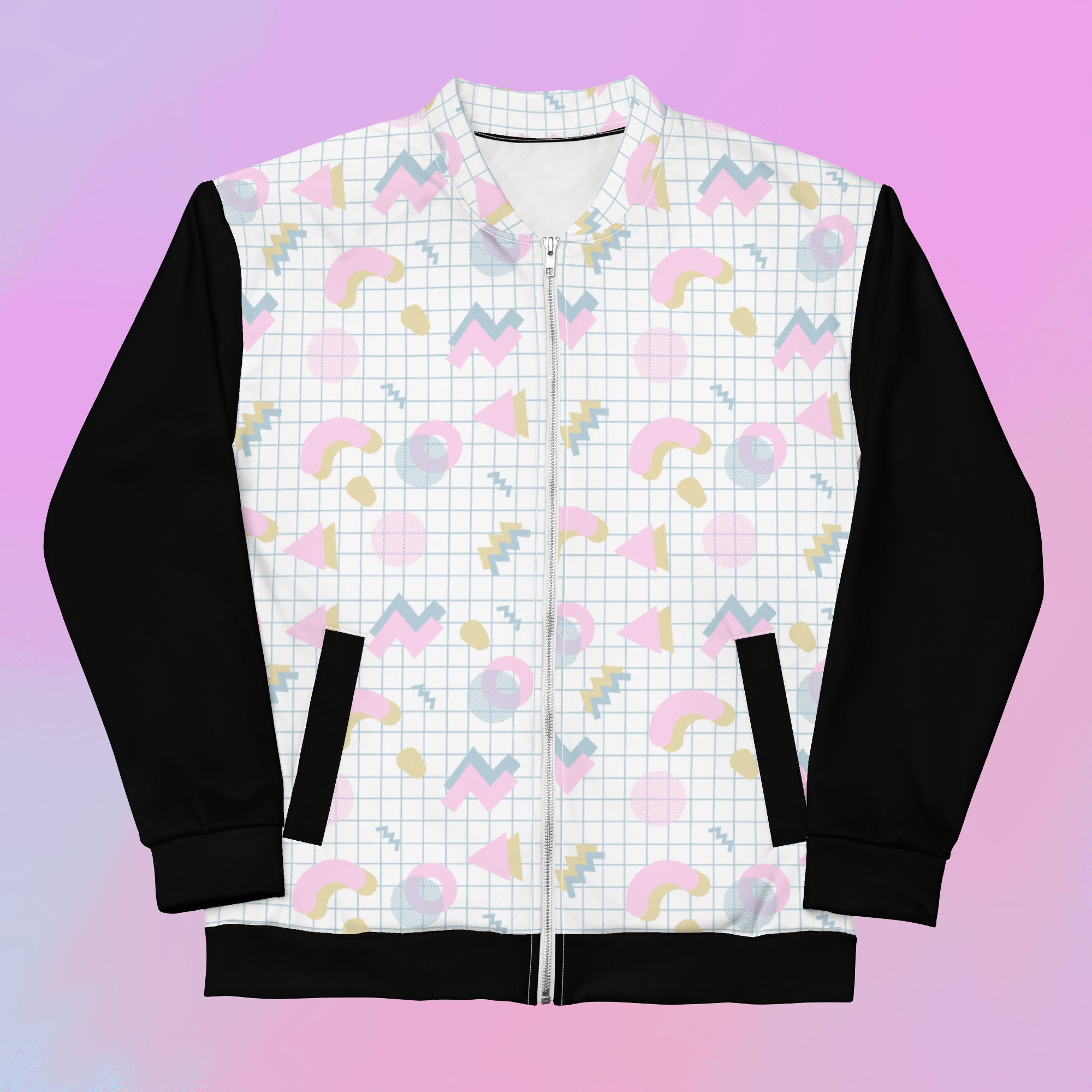 80s 90s Abstract Vaporwave Synthwave Retro Streetwear All Over Print ...