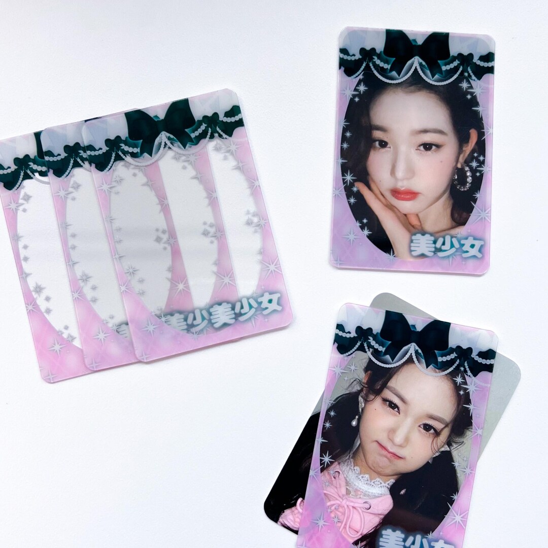 Kpop Photocard Frame Card, Gothic Princess Lolita Deco Frame, Kpop ...