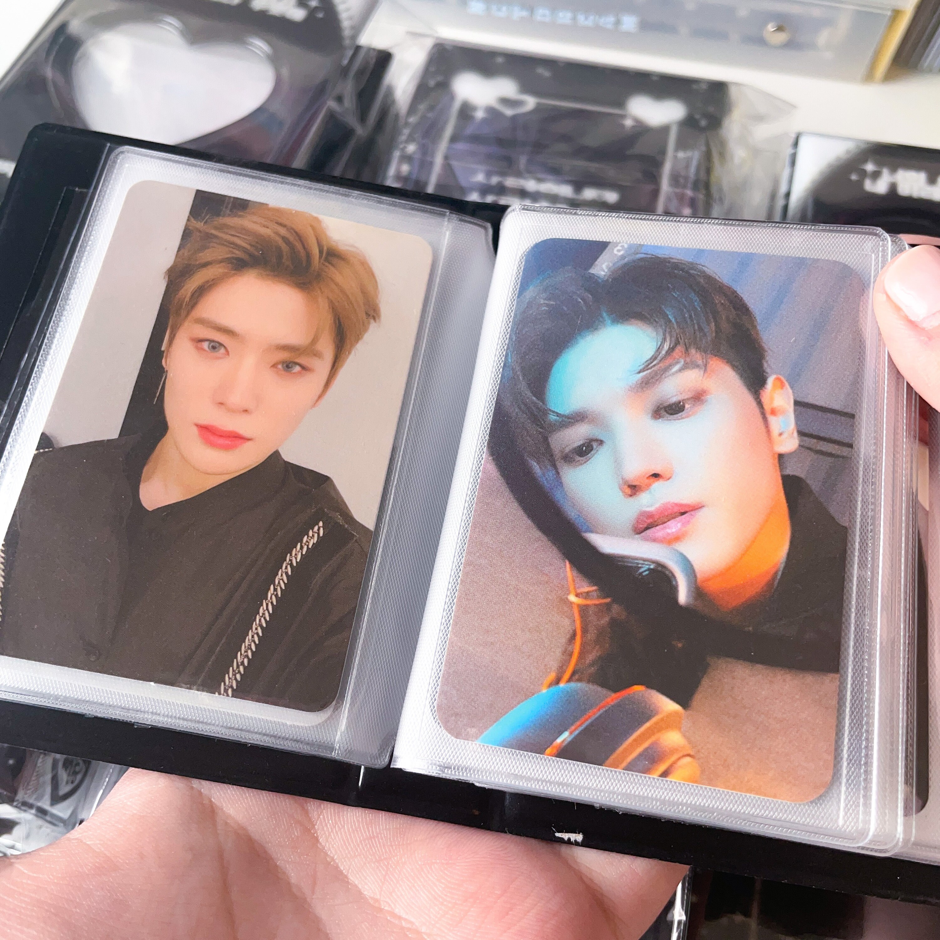 Black Mini Kpop Photocard Binder Mini Collect Book Cute - Etsy