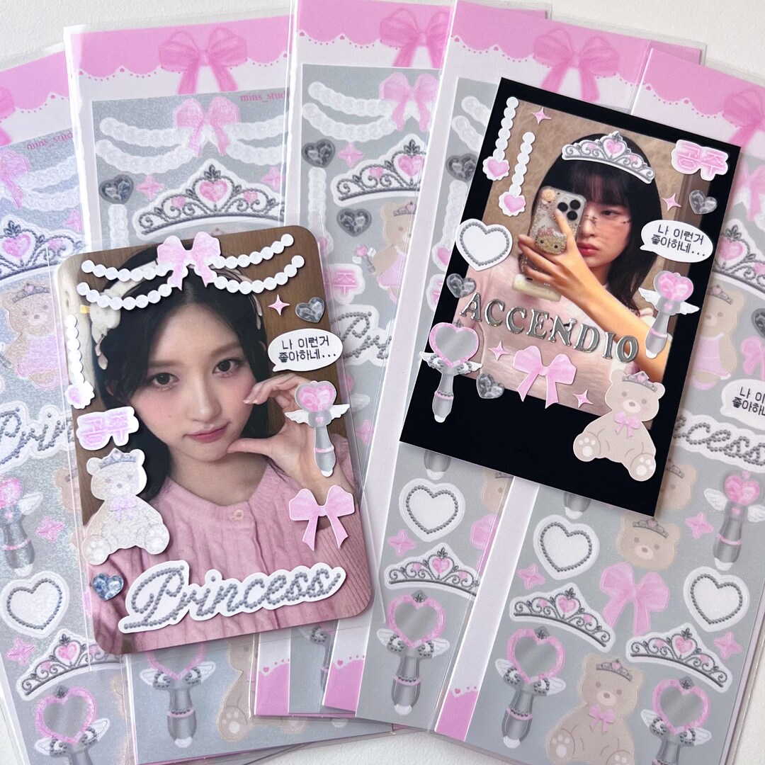 Kpop Deco Sticker, Cyber Princess Sticker, Korean Stationery, Polco ...