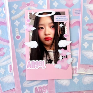 Kpop Deco Sticker, Cute Angel Sticker, Korean Stationery, Polco ...