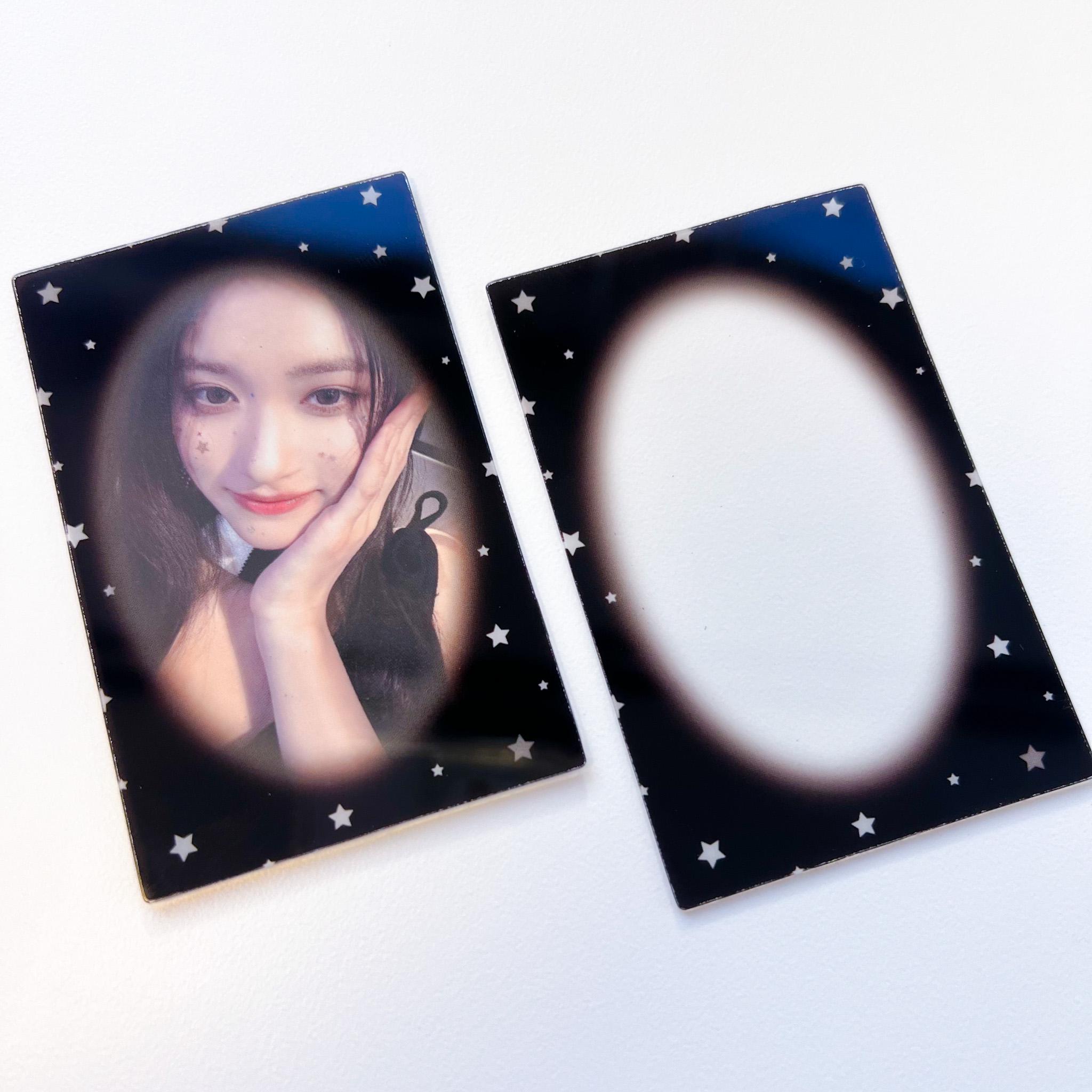 Kpop Photocard Frame Card, Star Candy Deco Frame, Kpop Photocard ...