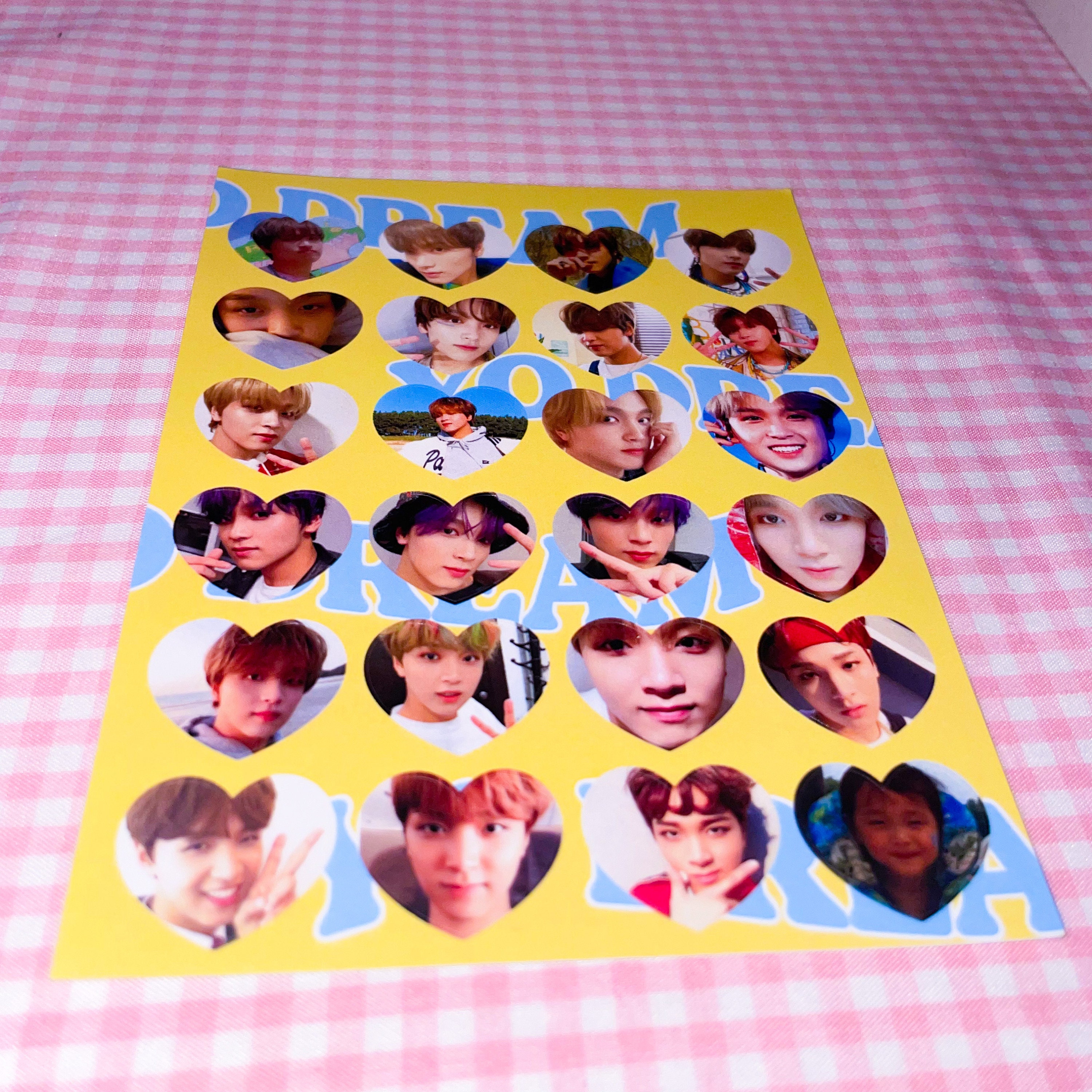 NCT Dream Heart Stickers NCT Sticker Sheet Kpop Stickers | Etsy