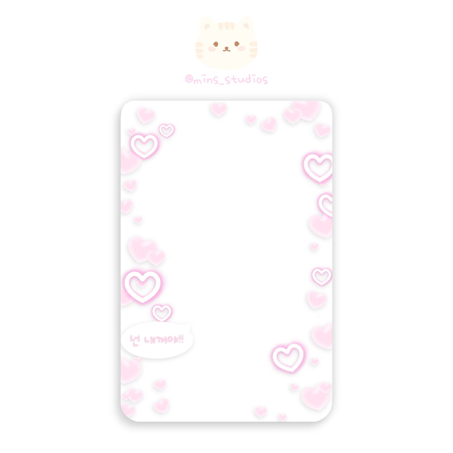 Kpop Photocard Frame Card You're Mine Deco Frame Kpop - Etsy