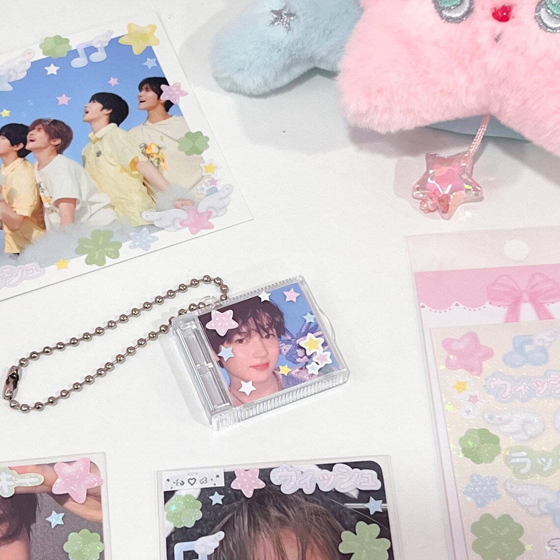 Kpop Deco Sticker, Wishcore Sticker, Korean Stationery, Toploader ...