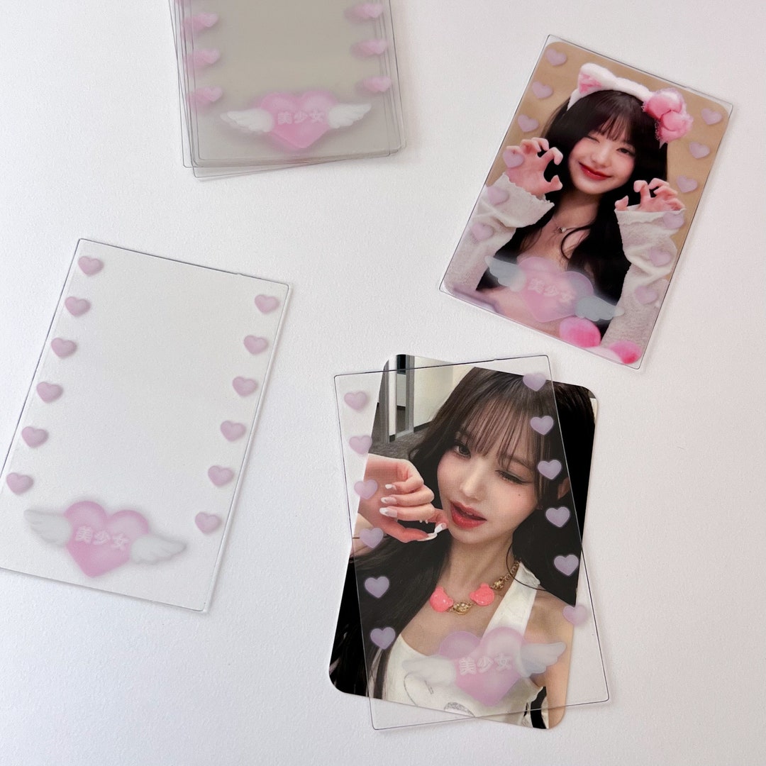 Kpop Photocard Frame Card, Pink Lover Deco Frame, Kpop Photocard ...