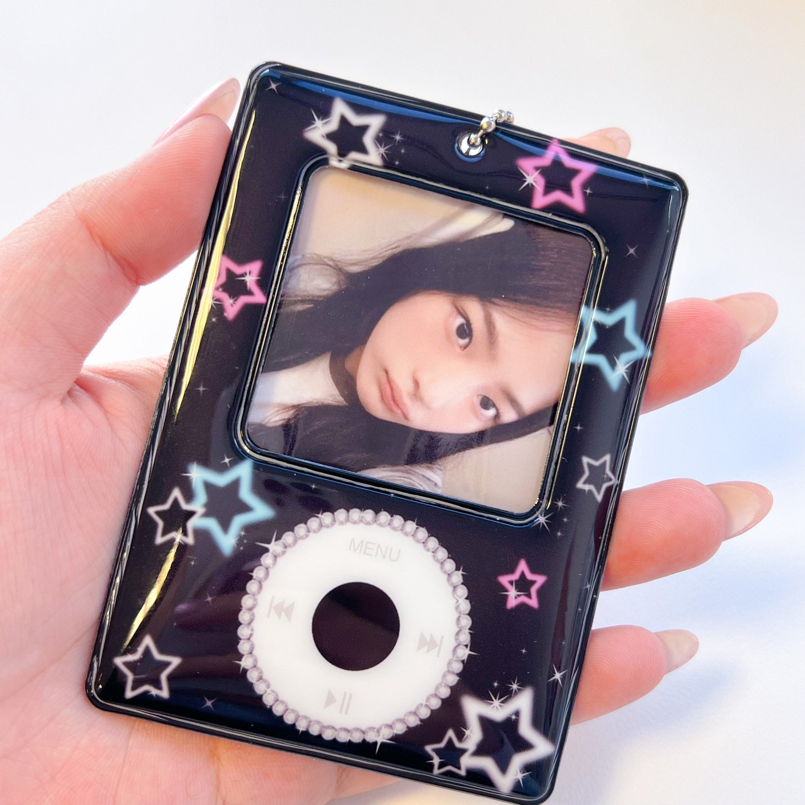Ipod Y2K Kpop Photocard Holder Keychain, Korean Photo Frame, Cute Gift ...