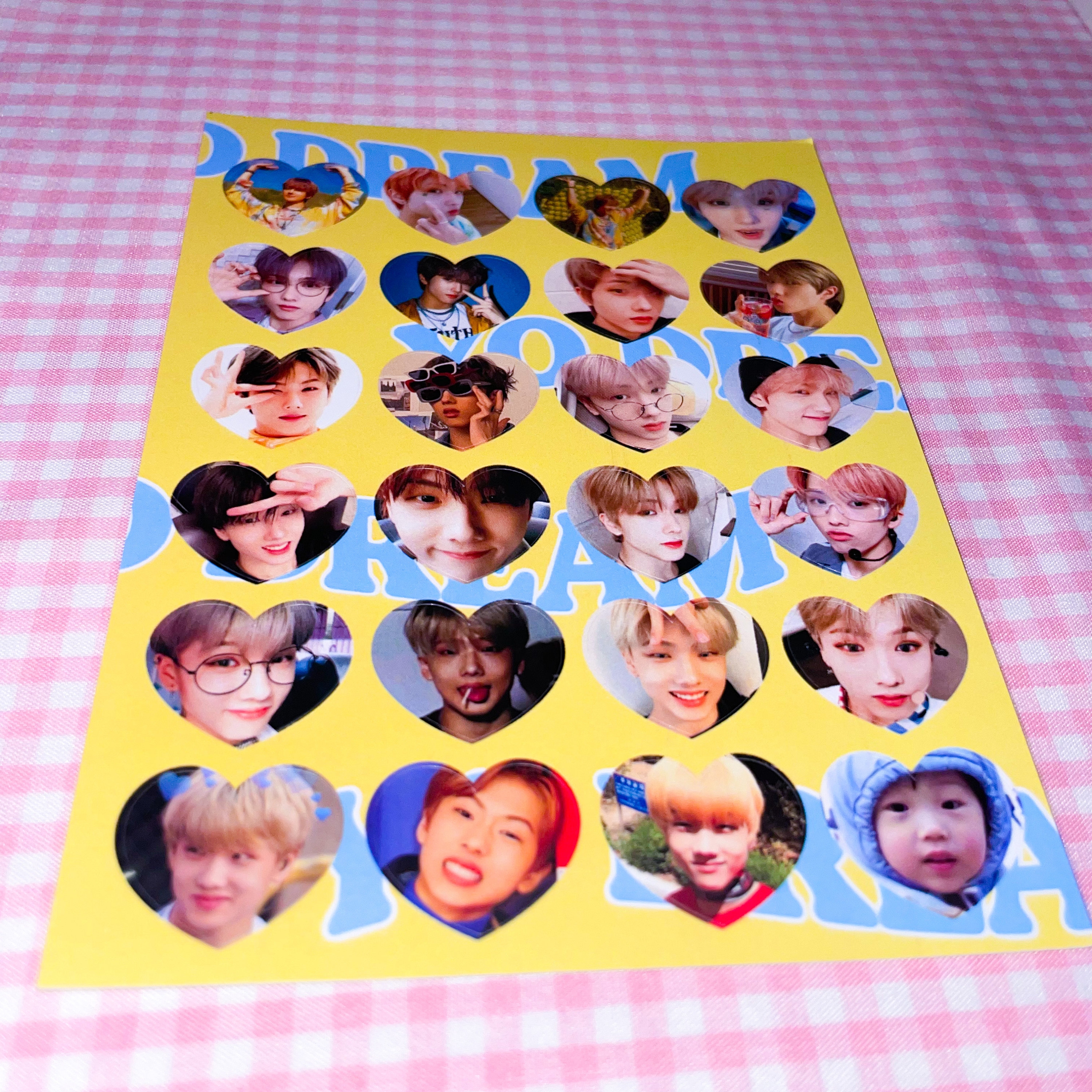 NCT Dream Heart Stickers NCT Sticker Sheet Kpop Stickers | Etsy