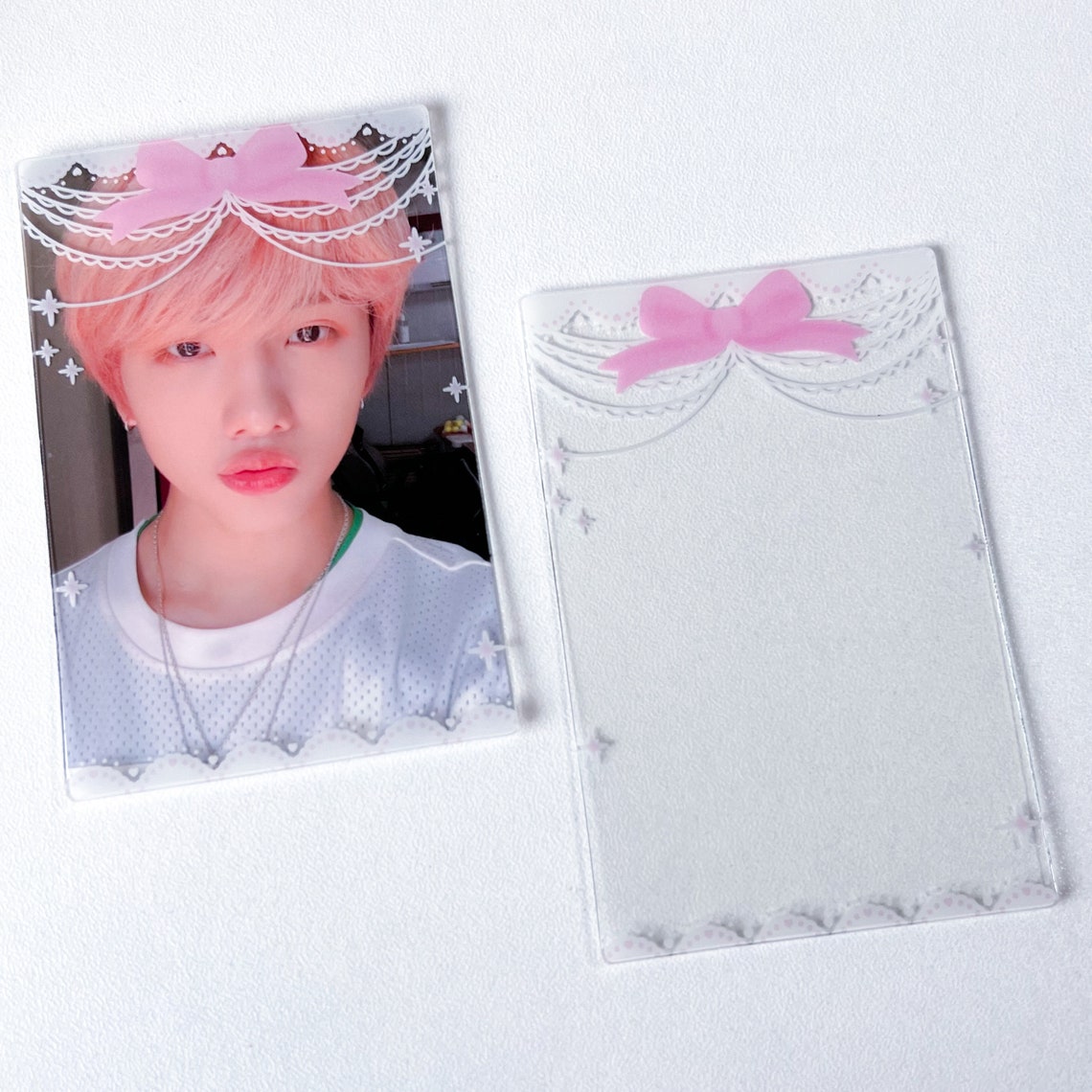 Kpop Photocard Frame Card, Lace Deco Frame, Kpop Photocard Accessories ...
